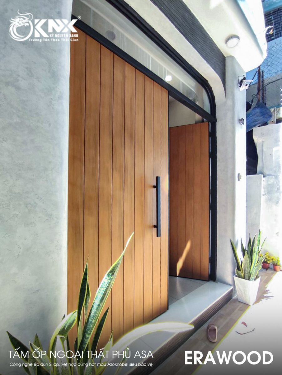 Cửa Cổng Gỗ Nhựa Composite Phủ ASA - ERAWOOD